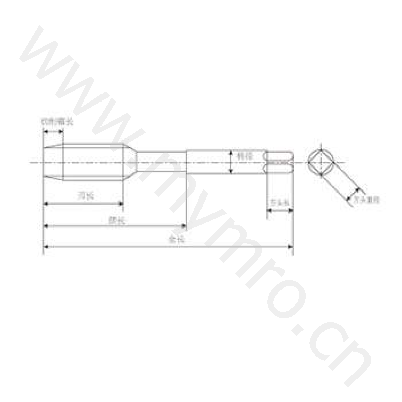 OSG 挤压丝锥VP-NRT M1X0.25『固安捷』